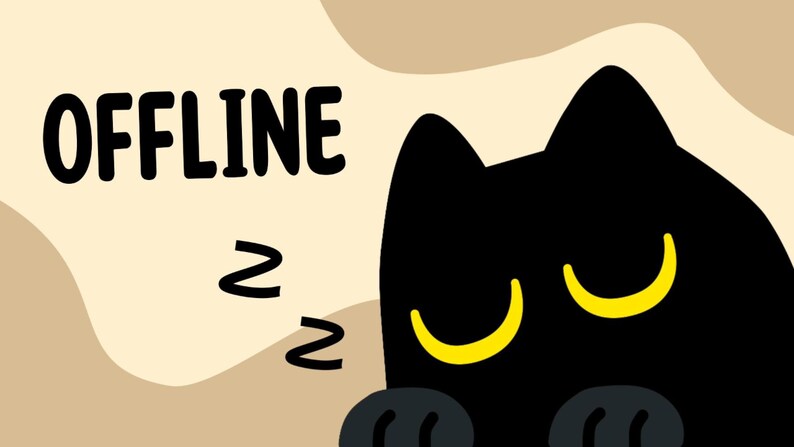 Animated Screens – Black Cat | Kawaii | Chibi | Kitty | Cute | Cat ...
