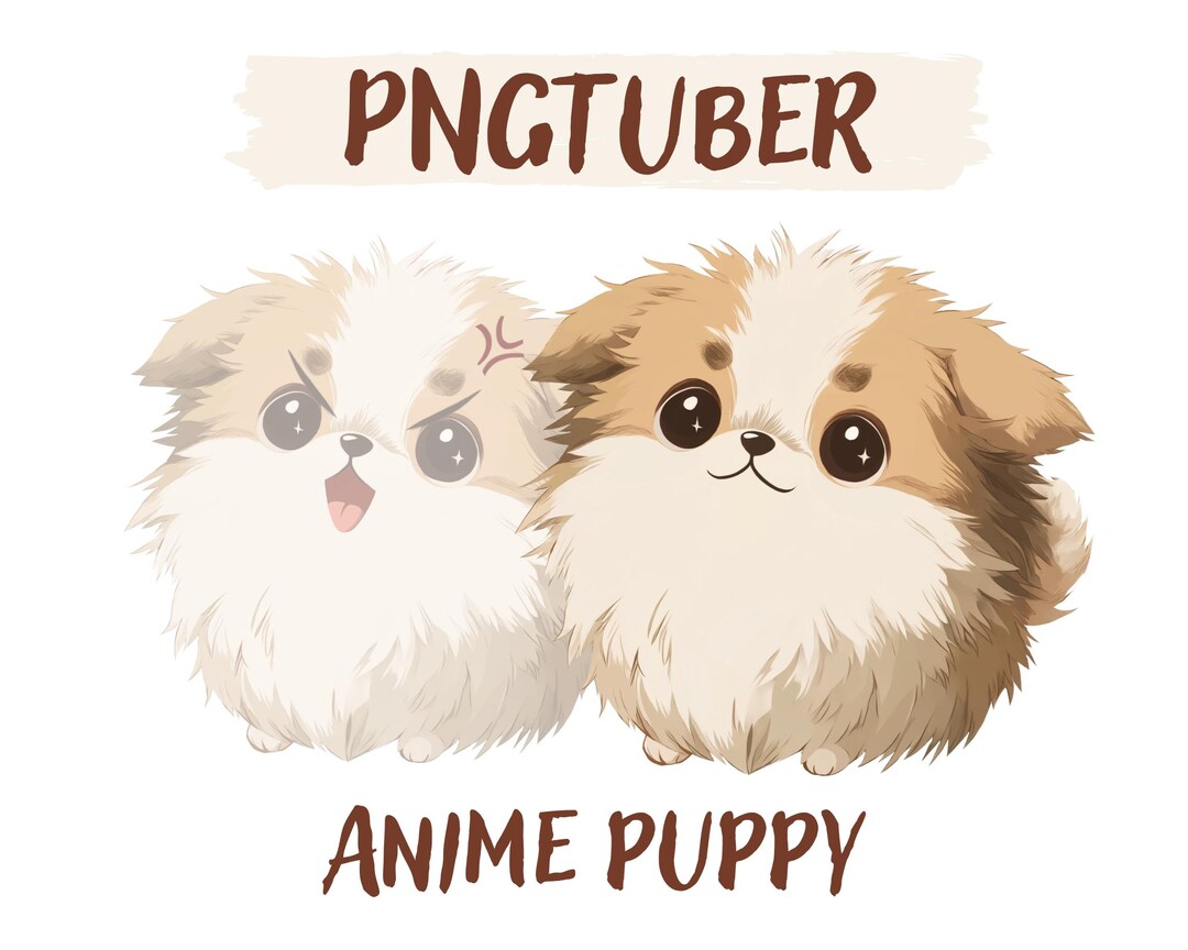 Anime Puppy Pngtuber | Cute Vtuber Model | Chibi | Kawaii | Dog | Puppy ...