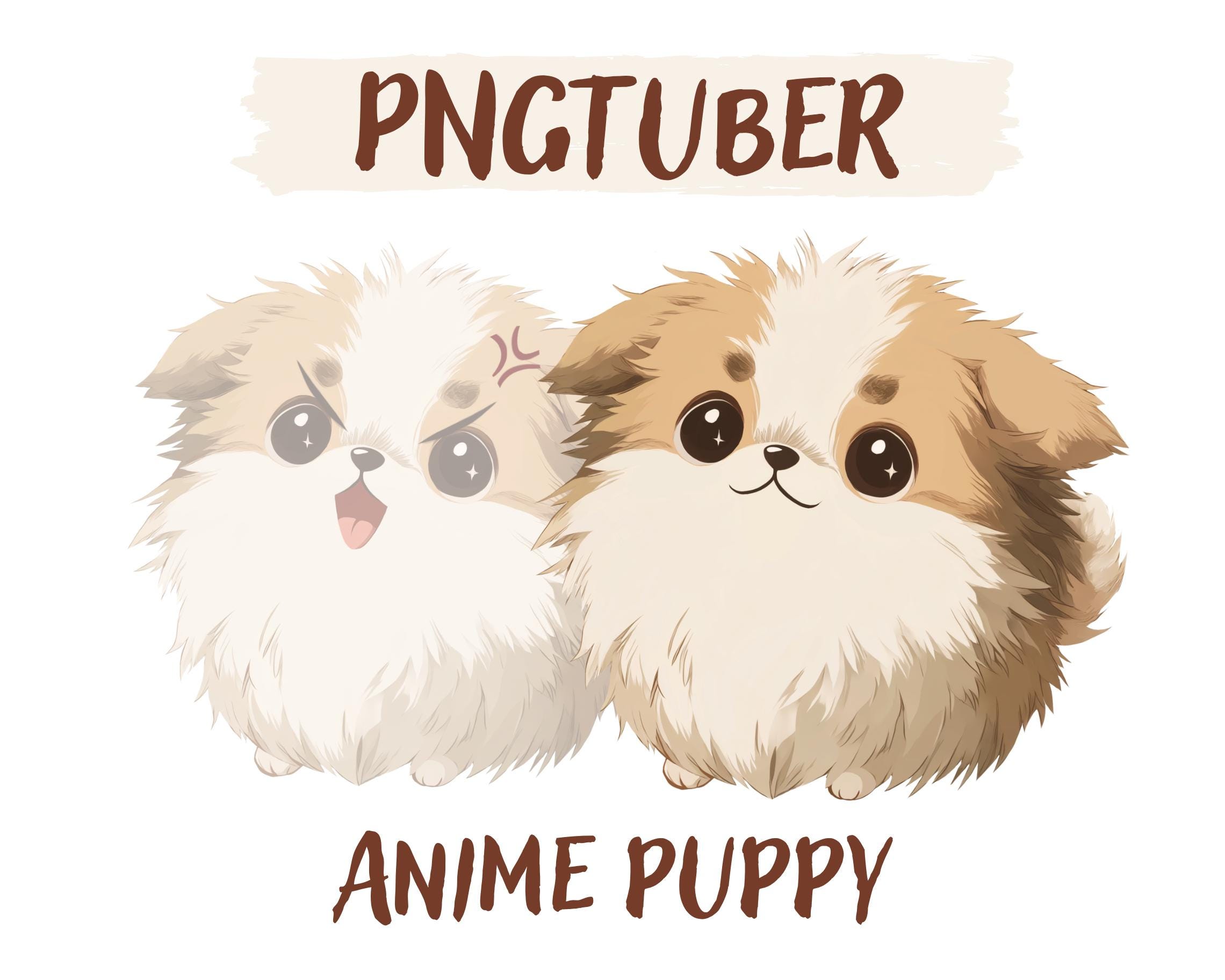 Anime Puppy Pngtuber | Cute Vtuber Model | Chibi | Kawaii | Dog | Puppy ...