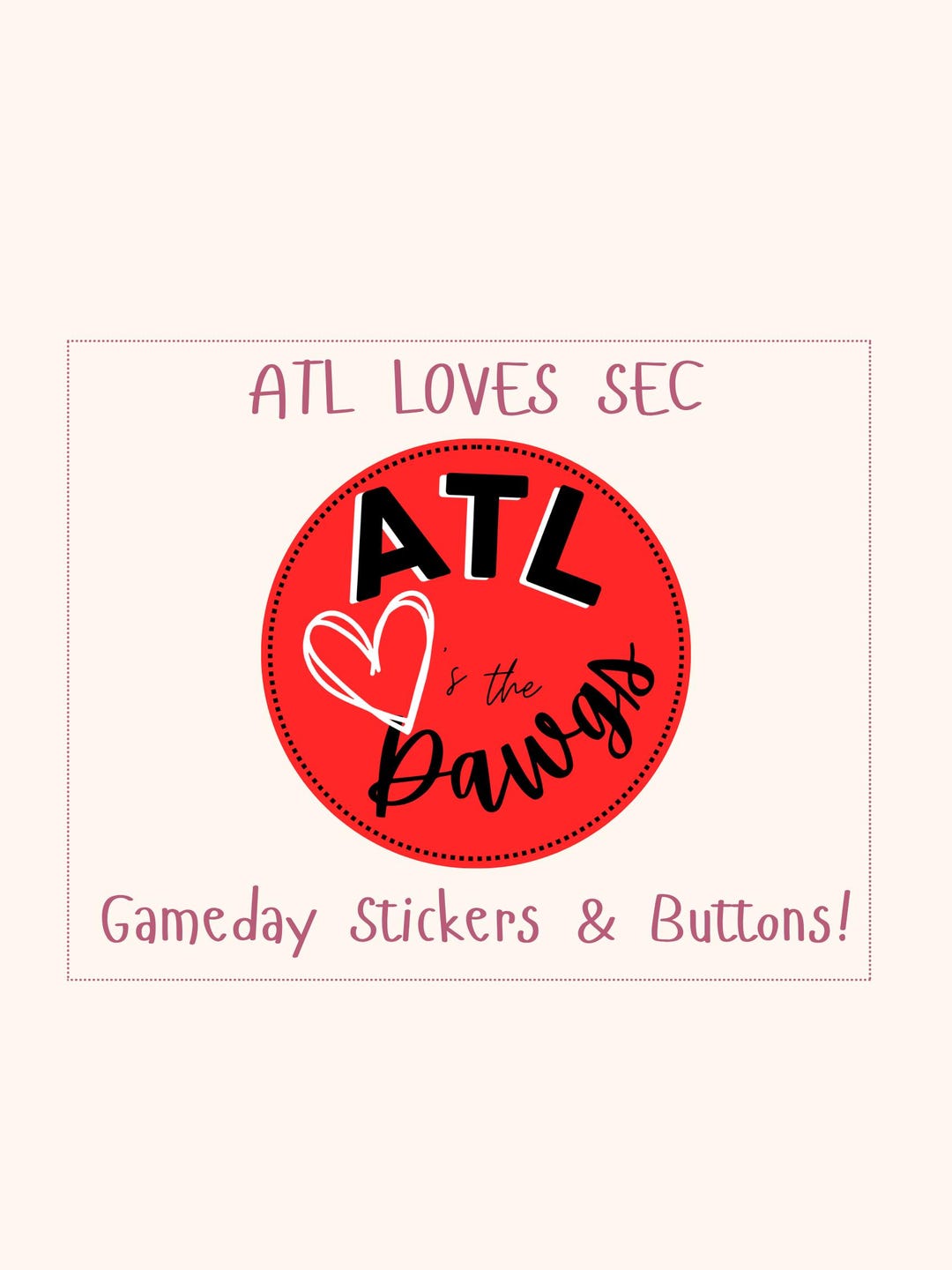 ATL Loves the SEC Gameday Stickers! (all SEC Schools) - Etsy