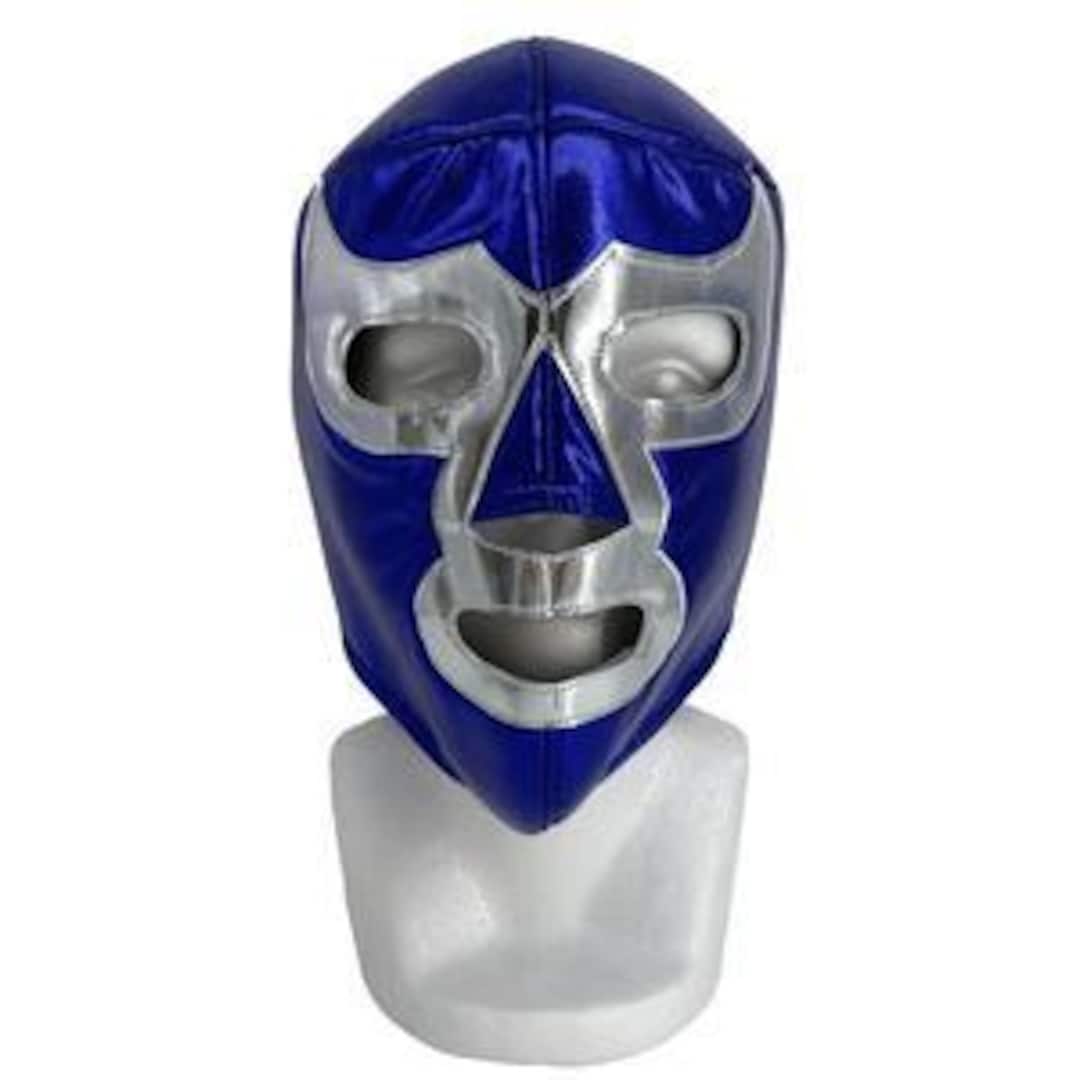 Blue Demon Wrestler Mask Mexican Luchador - Etsy