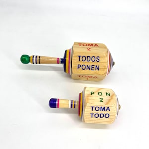 Toma Todo Wooden Mexican Pirinola - Etsy