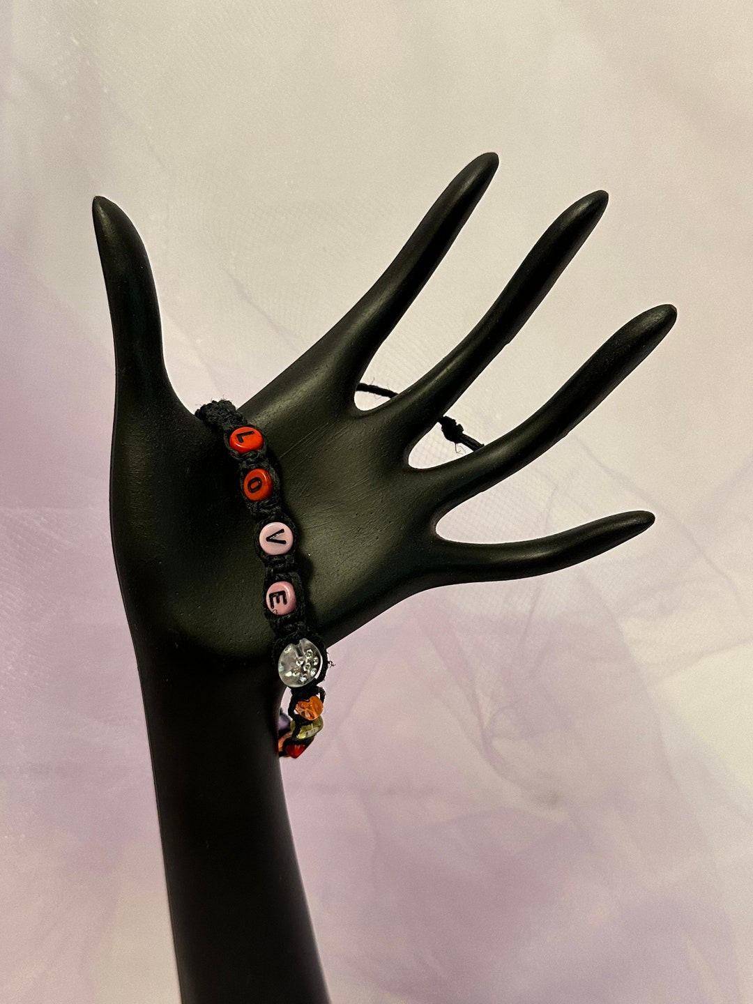 Natural Cord Macrame Anklet Love Spell - Etsy