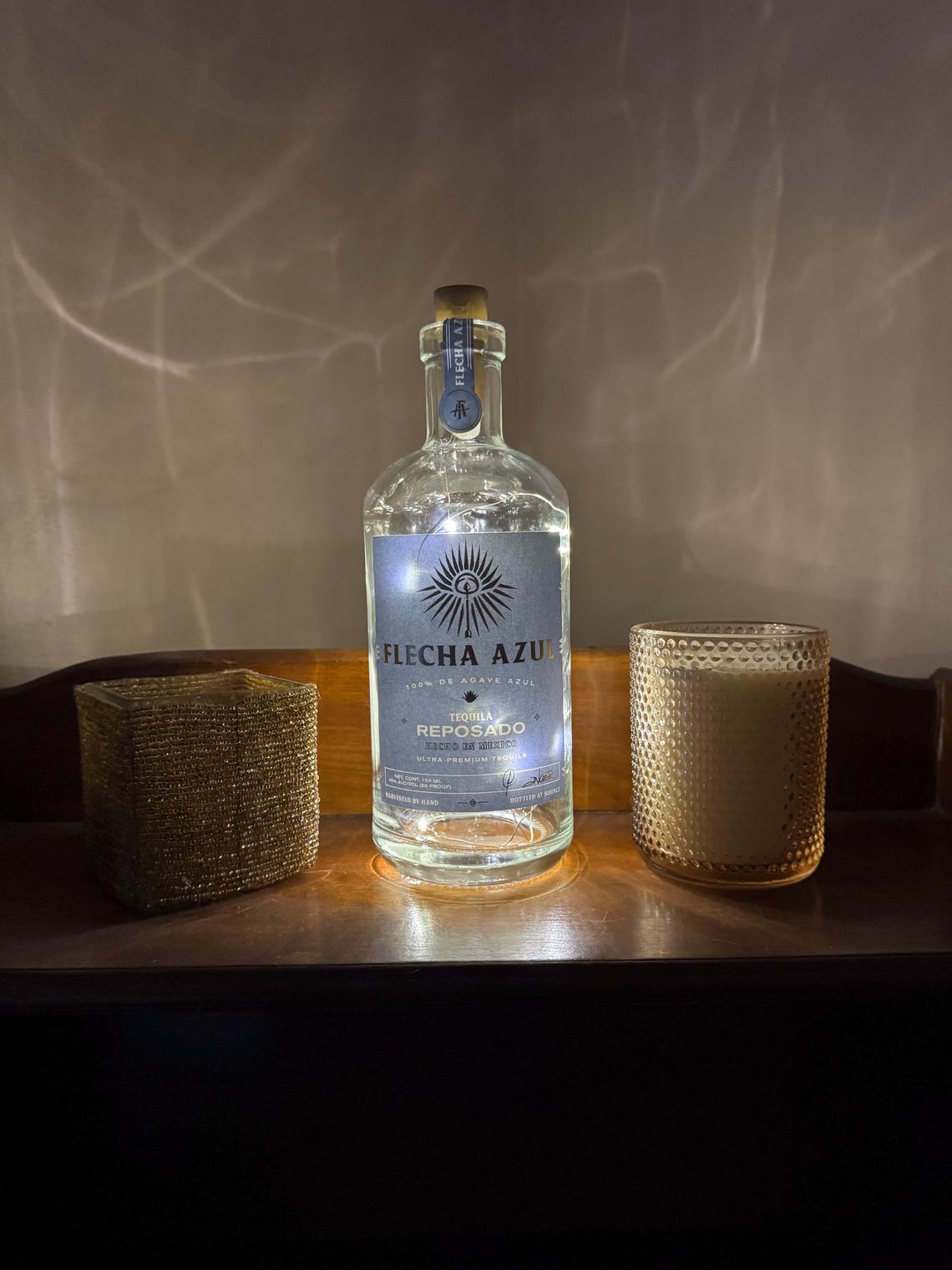 Flecha Azul Tequila Bottle Light - Etsy