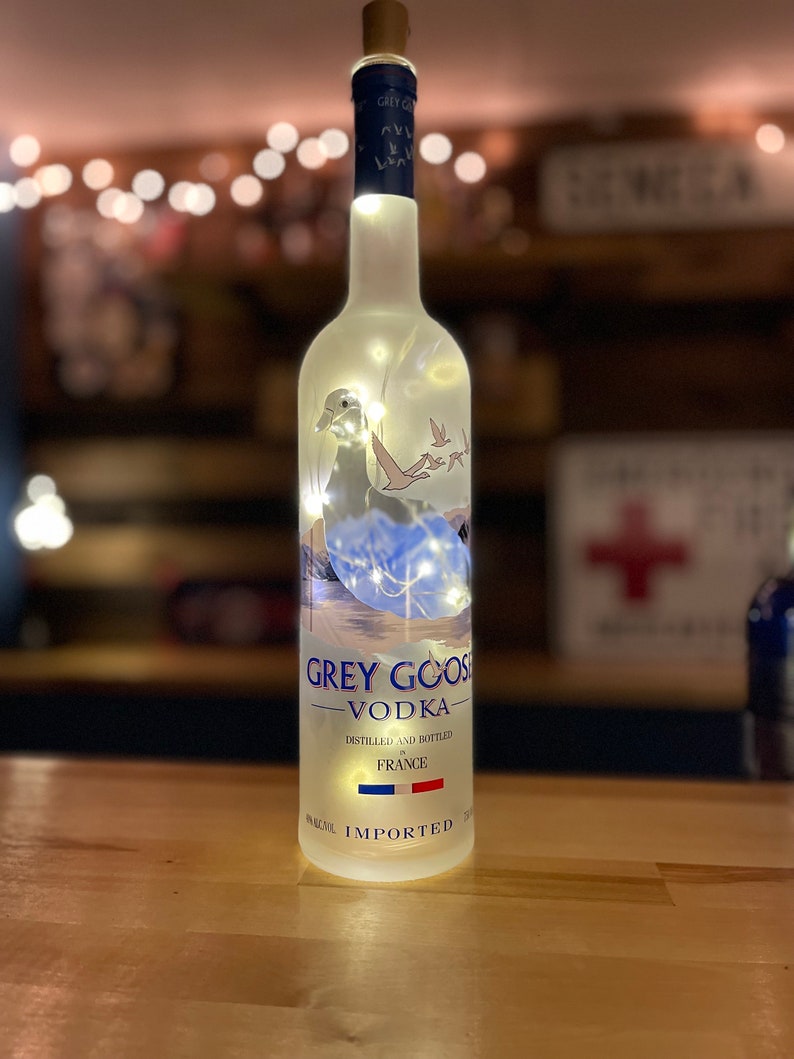 Grey Goose Vodka Bottle Light - Etsy