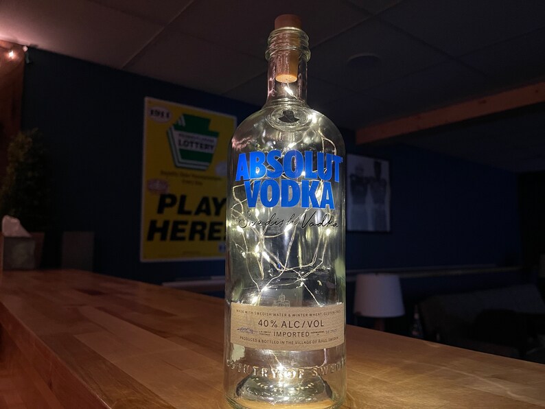 Absolut Vodka Bottle Light - Etsy