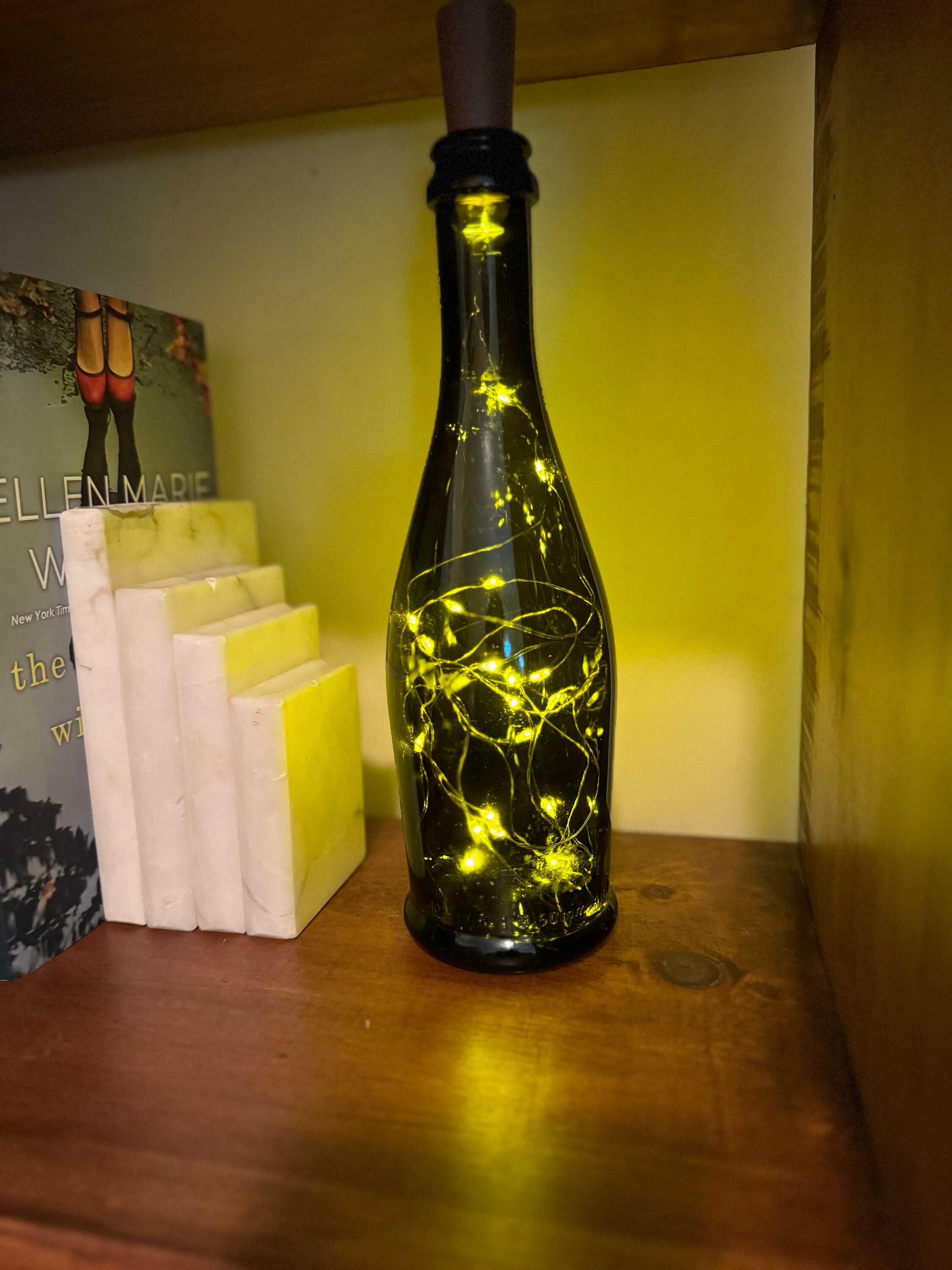 Small Amber Bottle Light - Etsy