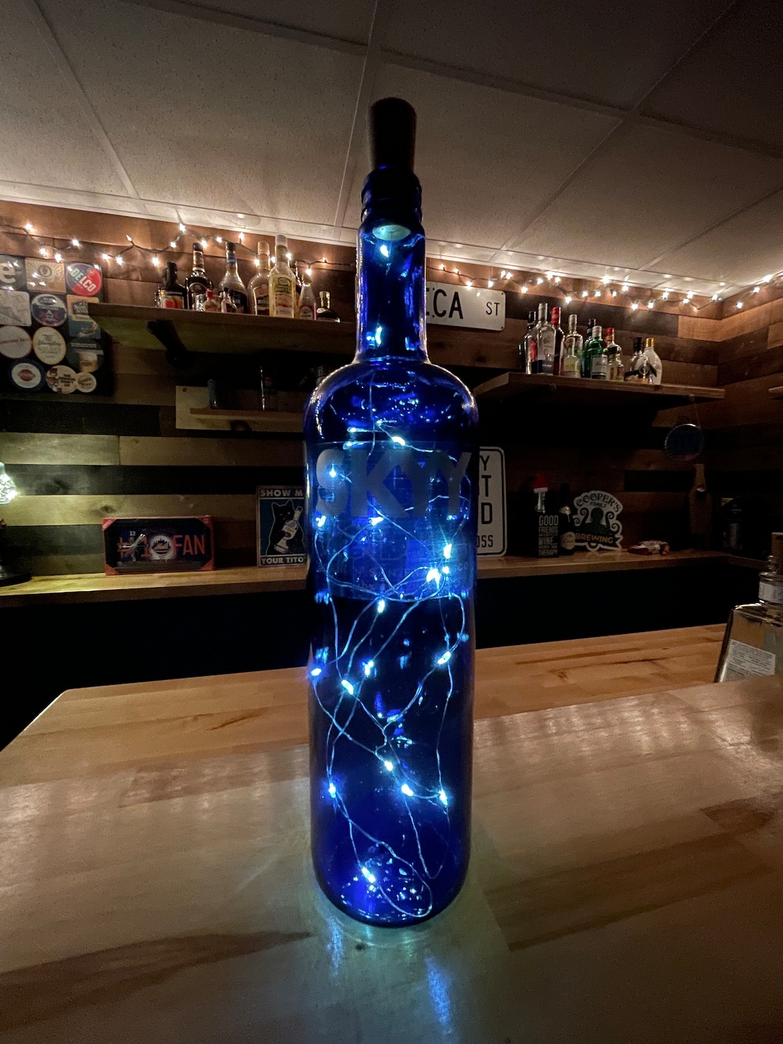 Skyy Vodka Bottle Light - Etsy
