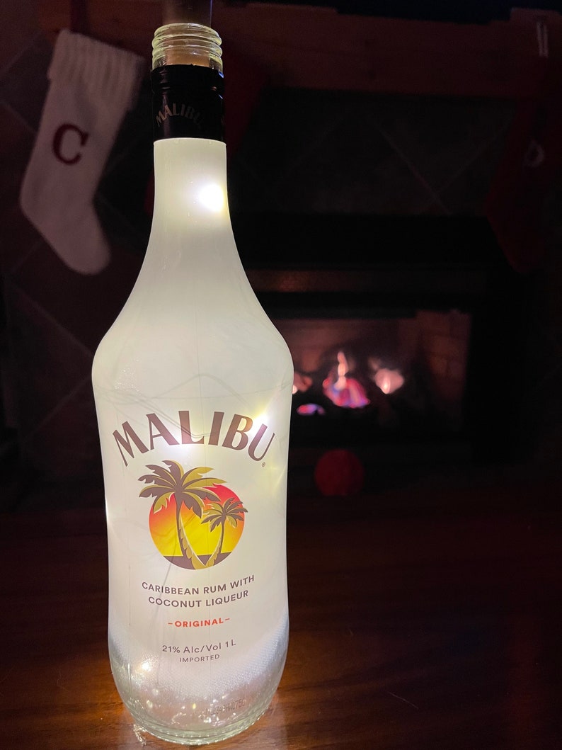 Malibu Rum Bottle Light - Etsy