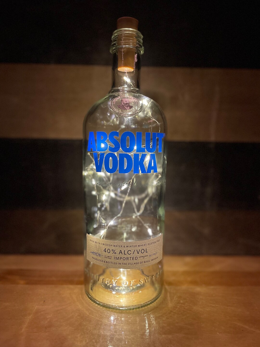 Absolut Vodka Bottle Light - Etsy