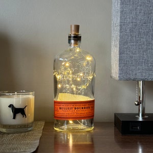 Bulleit Bourbon Bottle Light - Etsy