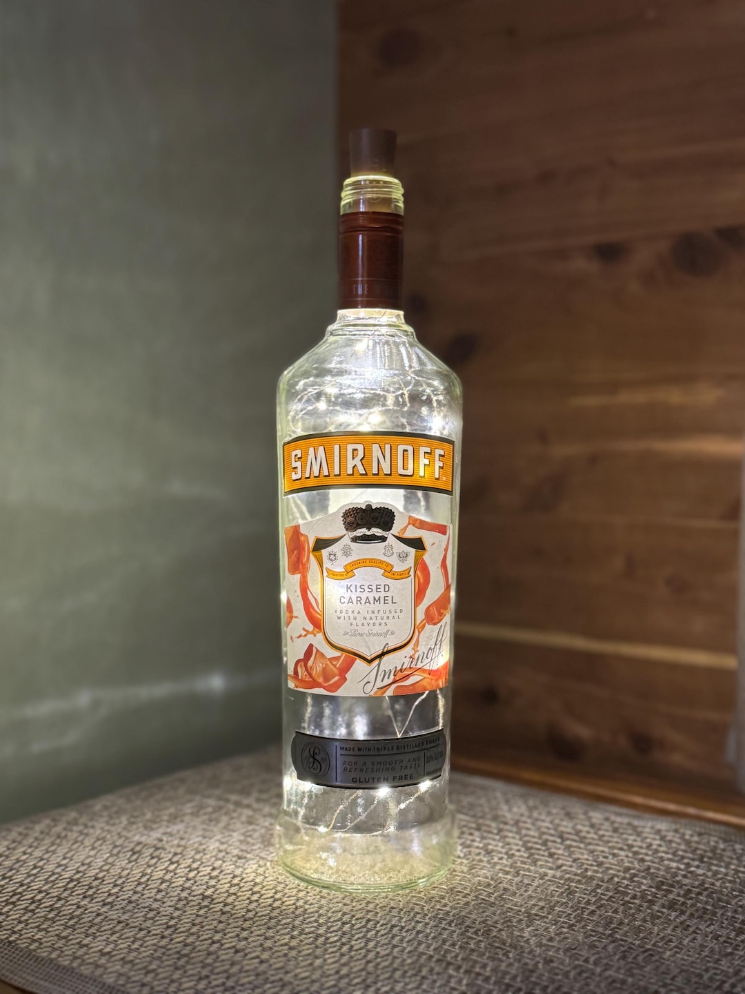 Smirnoff Kissed Caramel Vodka Bottle Light - Etsy