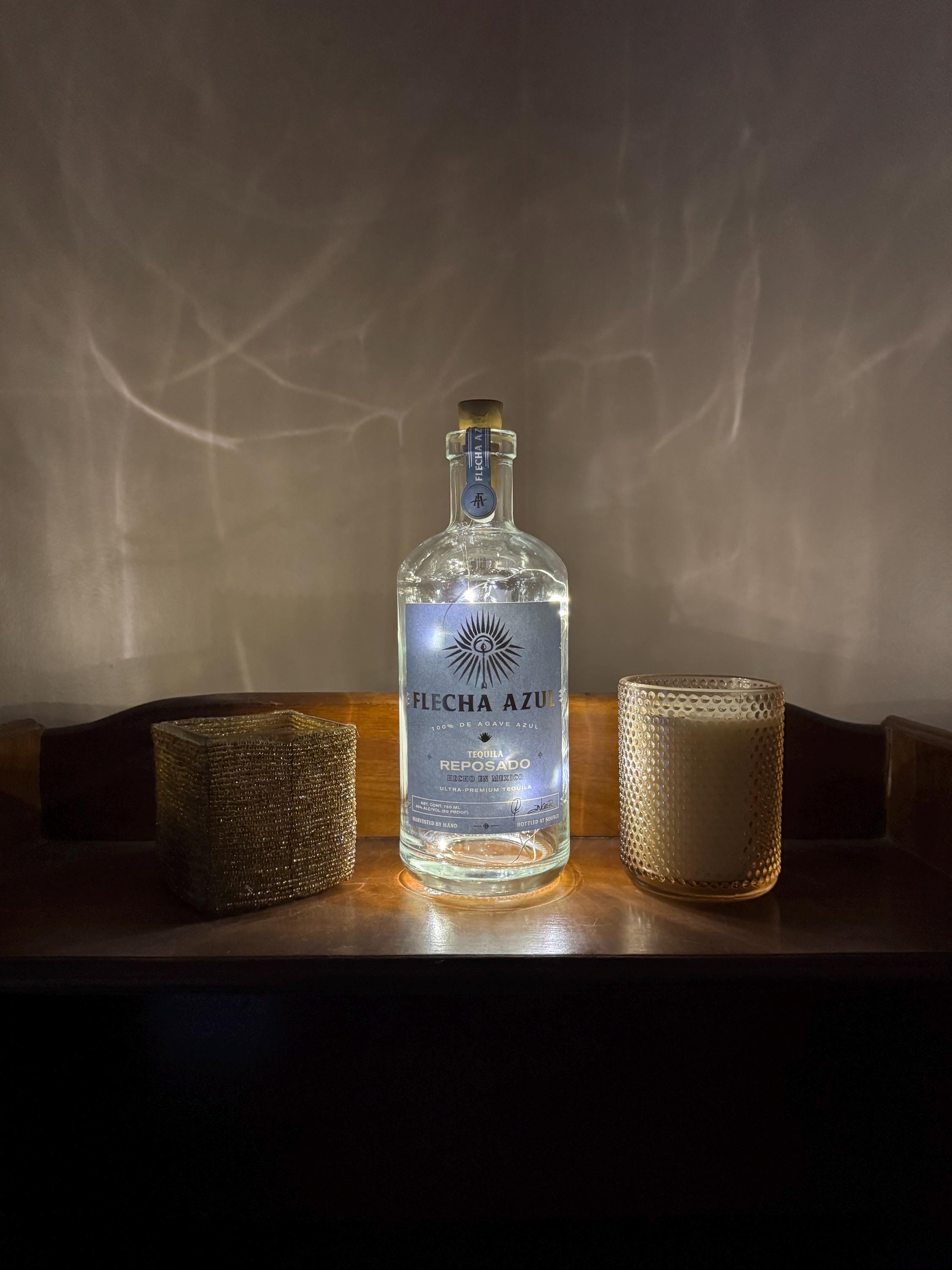 Flecha Azul Tequila Bottle Light - Etsy