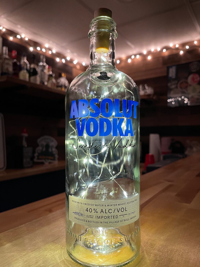 Absolut Vodka Bottle Light - Etsy
