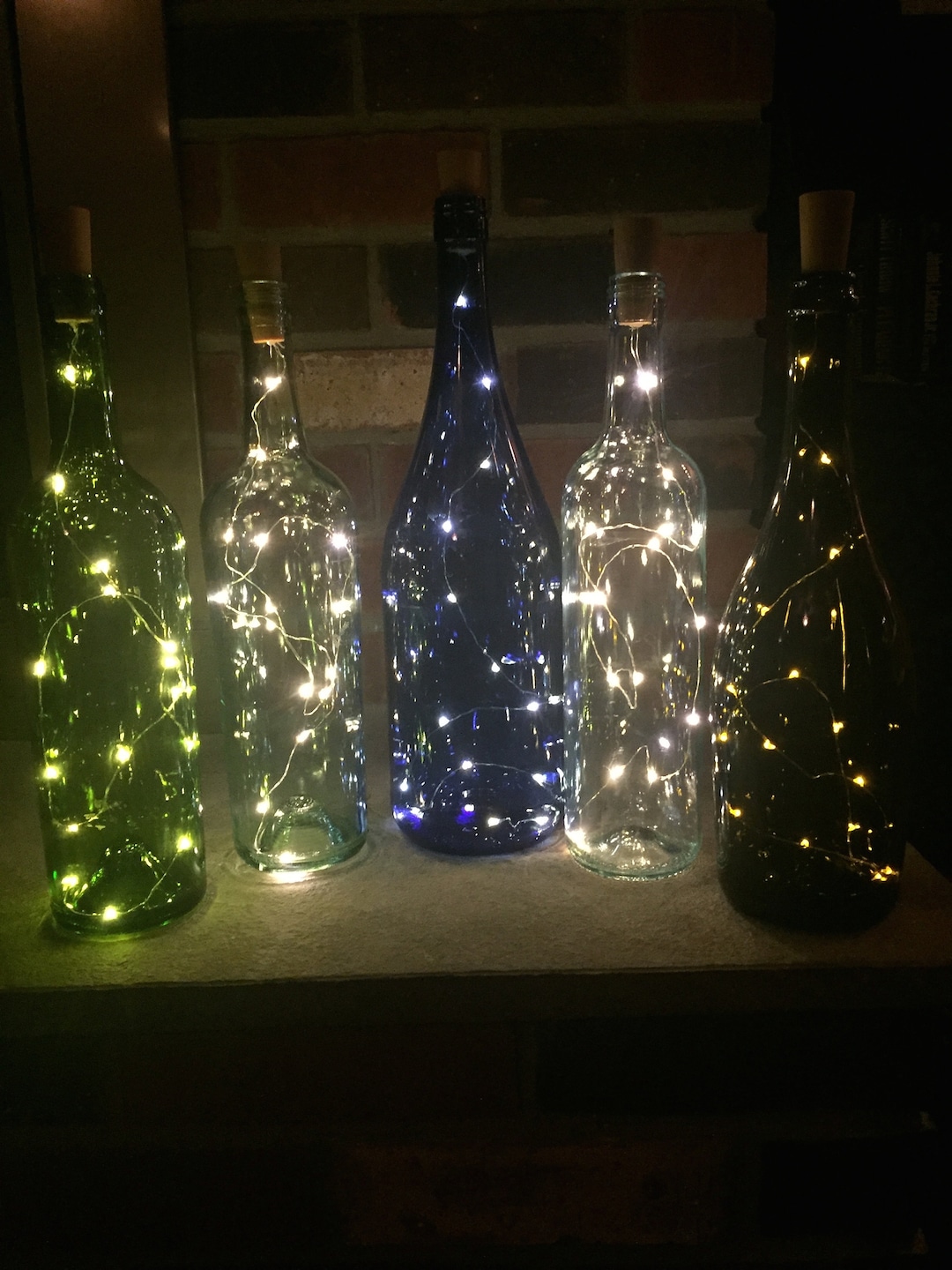 Wine Bottle Light - Etsy