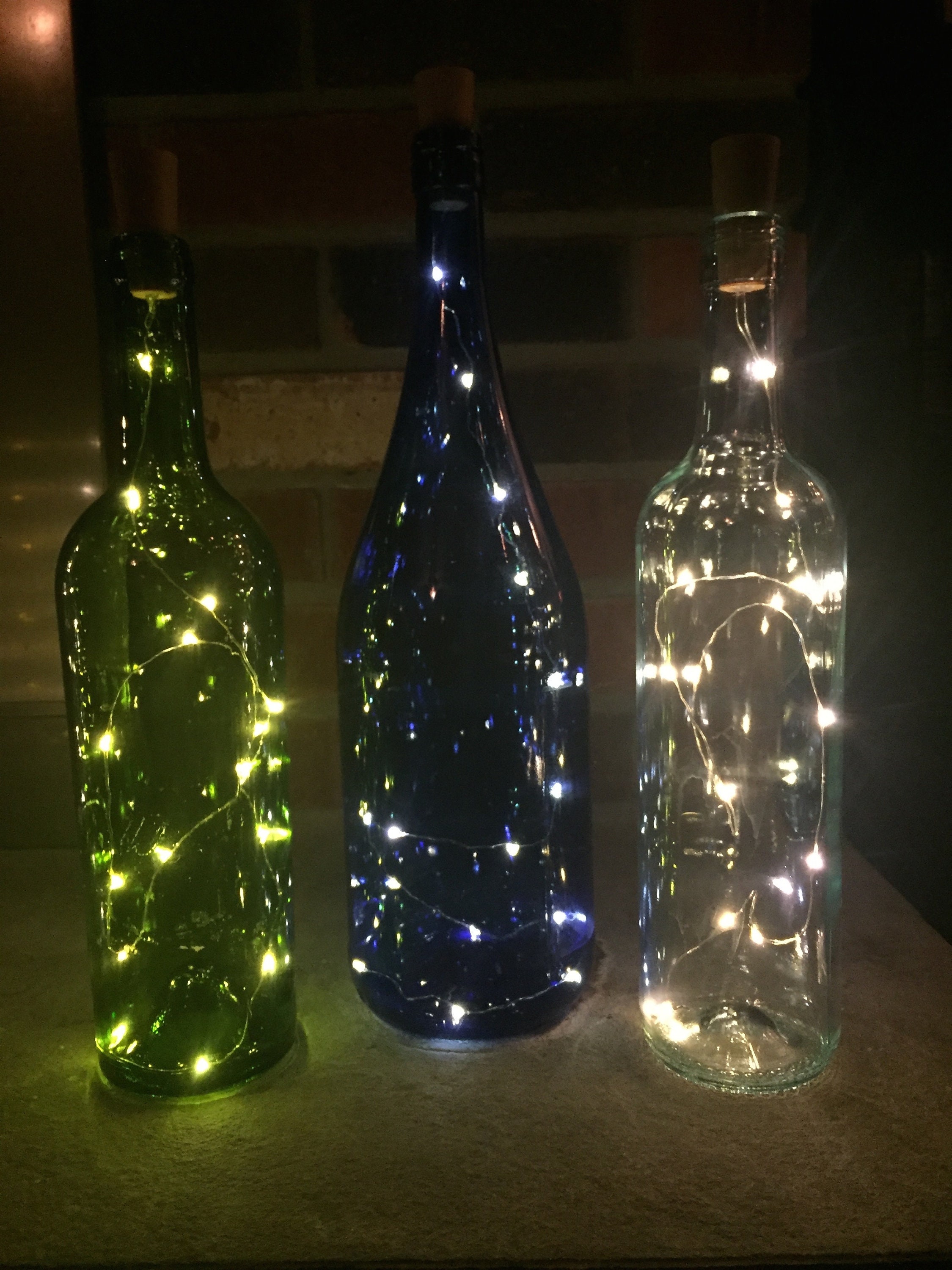 Wine Bottle Light - Etsy