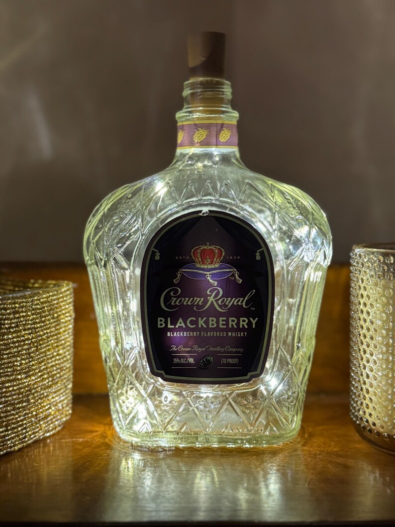 Crown Royal Whiskey Bottle Light - Etsy