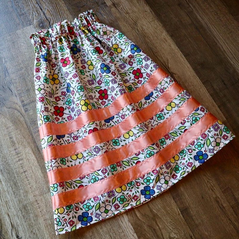 Ribbon Skirt - Etsy
