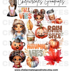 Goodnotes Fall Babe - Etsy