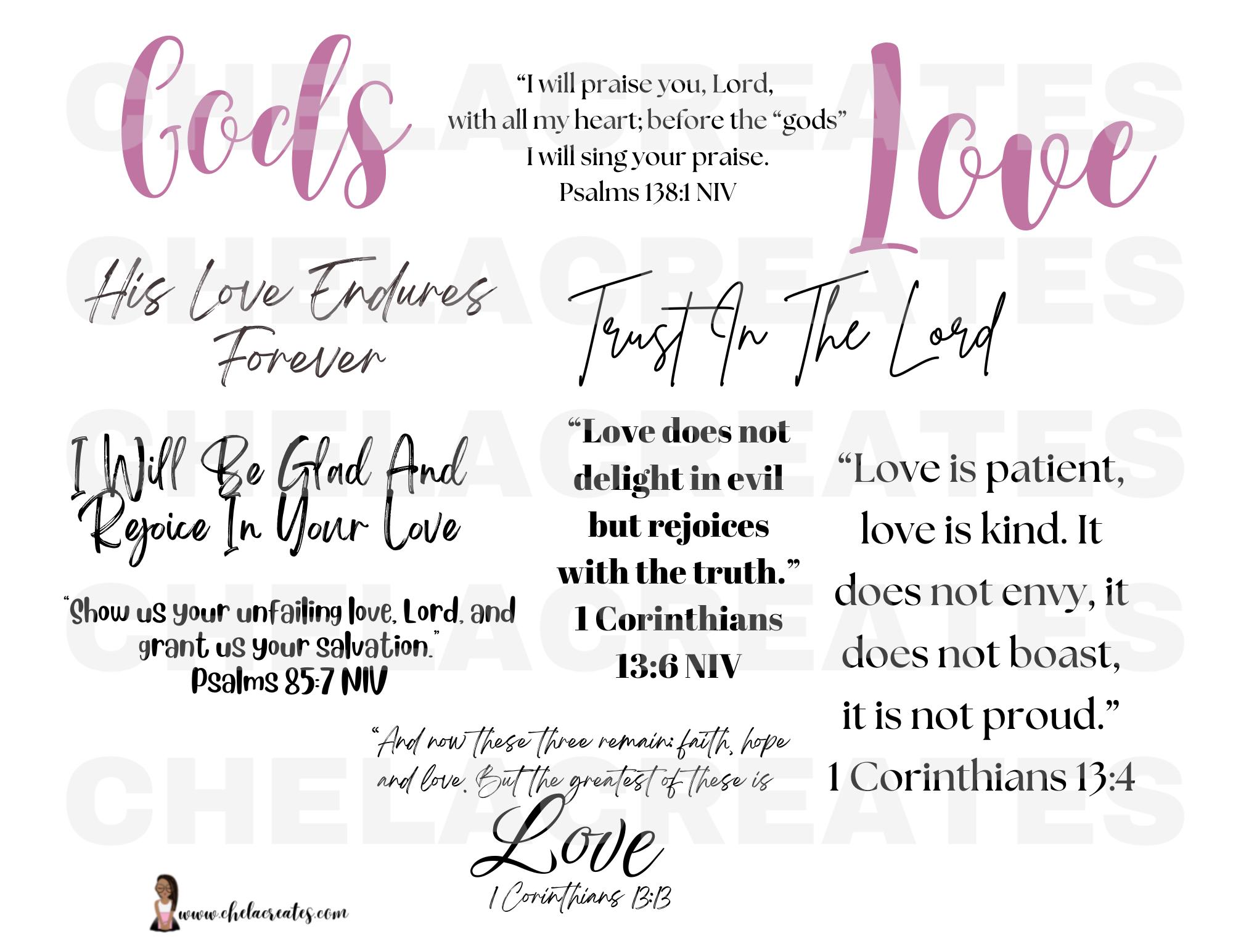 Goodnotes Gods Love Faith Stickers - Etsy