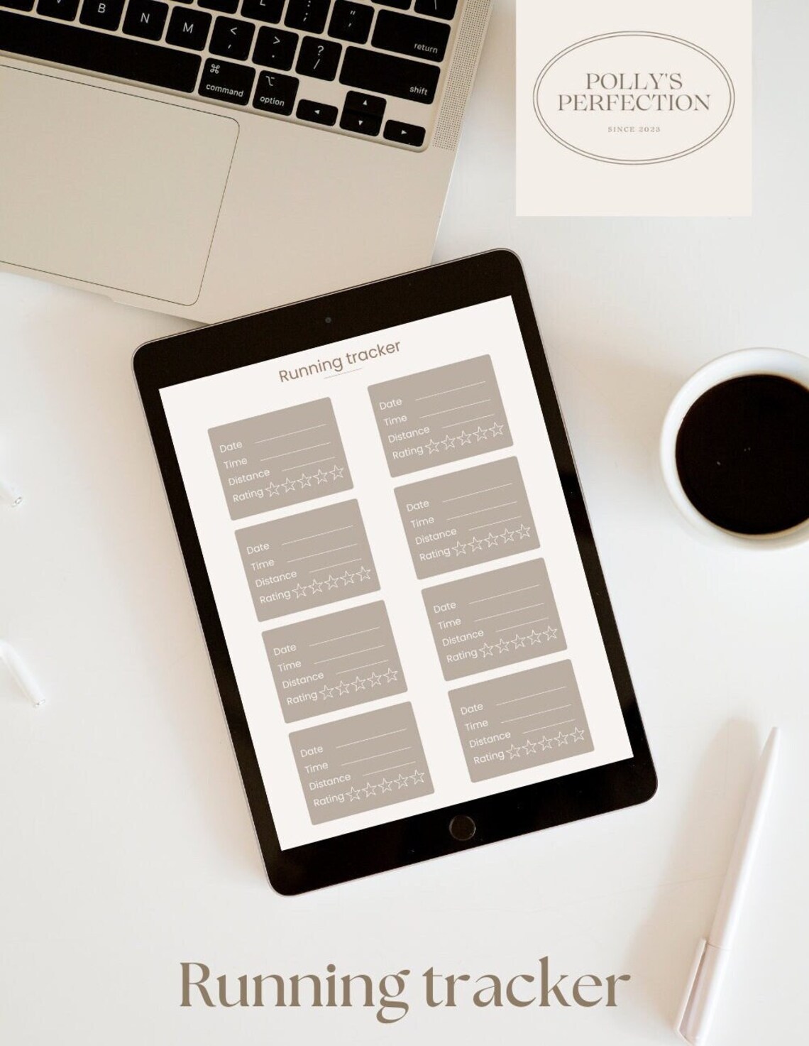 Printable Running Tracker, Log Template, Cardio Training Log, Workout ...