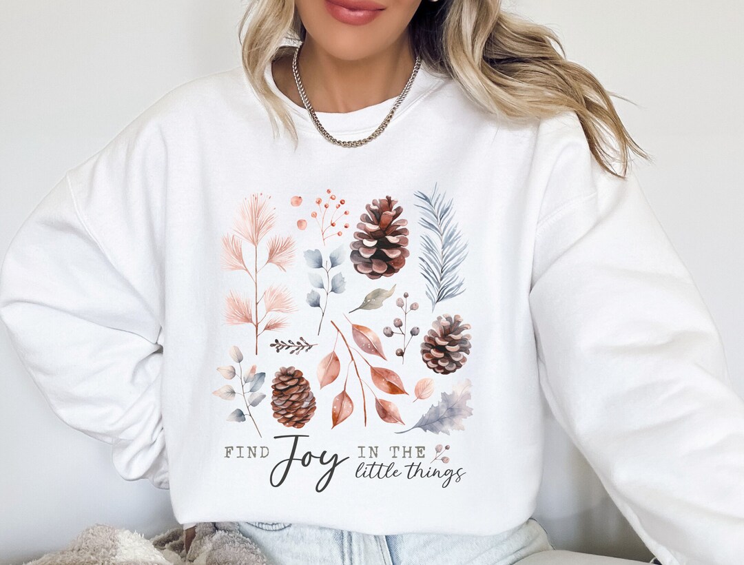 Winter Essential Sweatshirt Boho Style Winter Sweatshirt Joyful ...