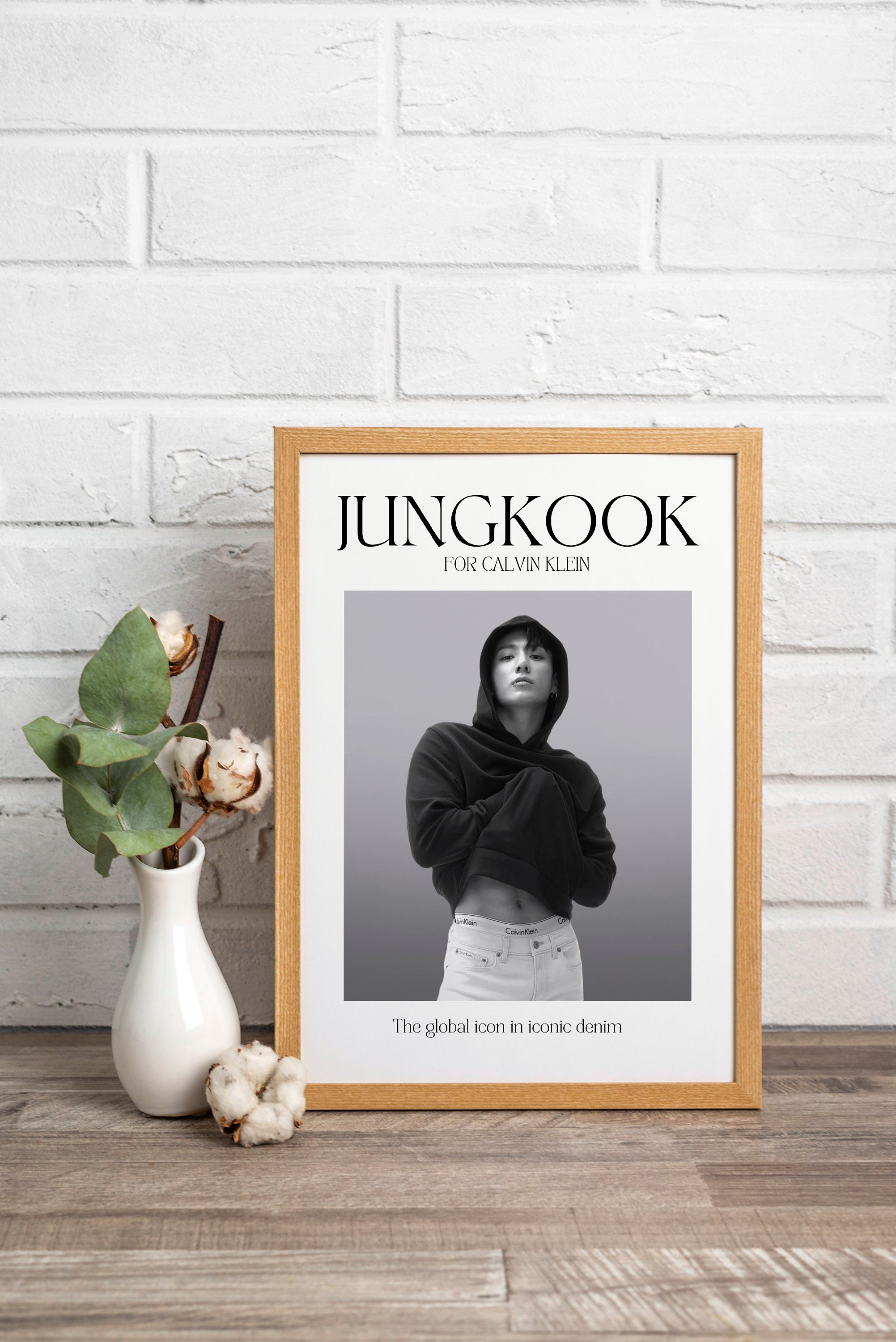 BTS Jungkook JK CK Calvin Klein Poster / Wall Art - Etsy