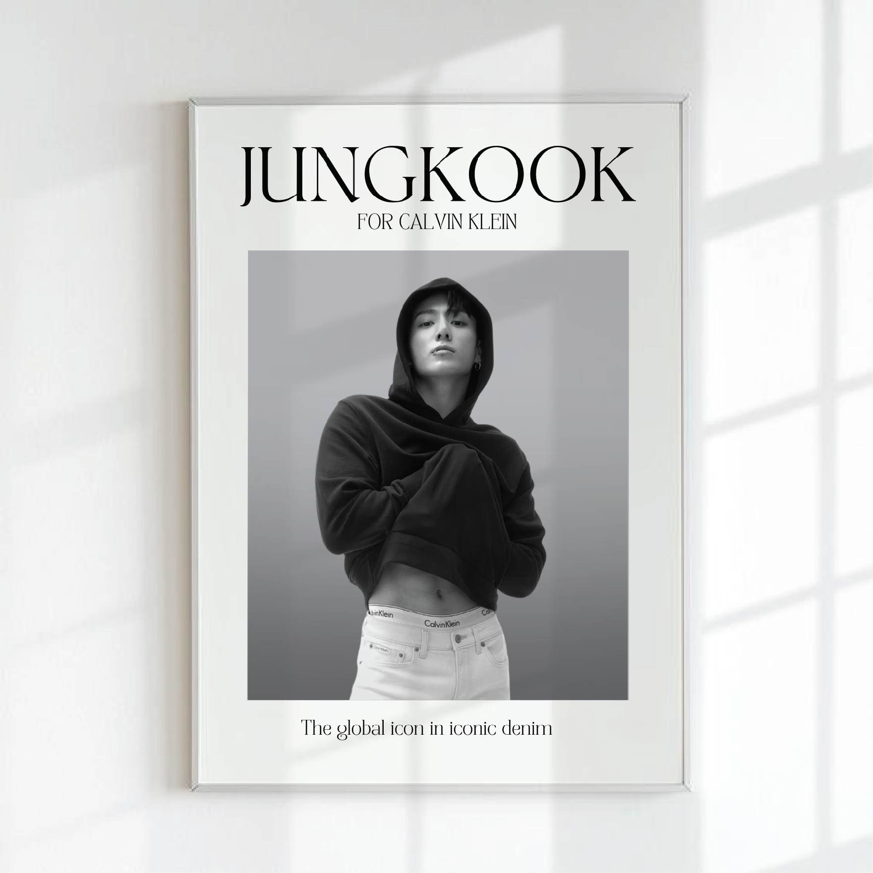 BTS Jungkook JK CK Calvin Klein Poster / Wall Art - Etsy