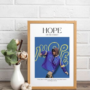 BTS J-hope Hobi Hope on the Street Digital Download Wall Art / Poster ...