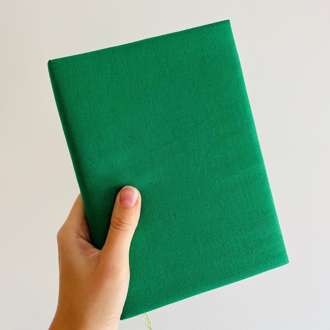 Notebook Green Notebook Caged Grid Notebook Notebook A5 Cotton Cover ...