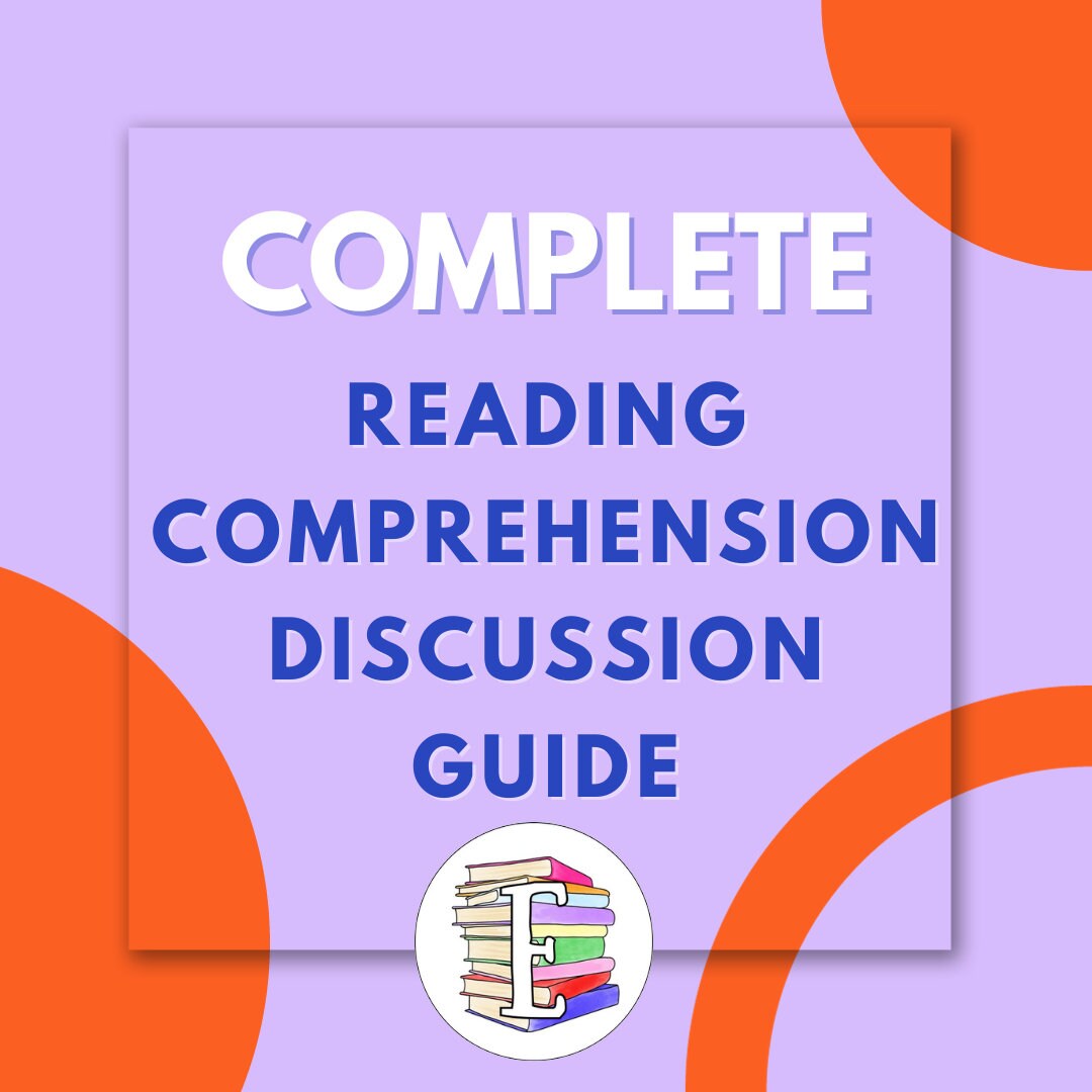 Complete Reading Comprehension Discussion Guide for Elementary - Etsy