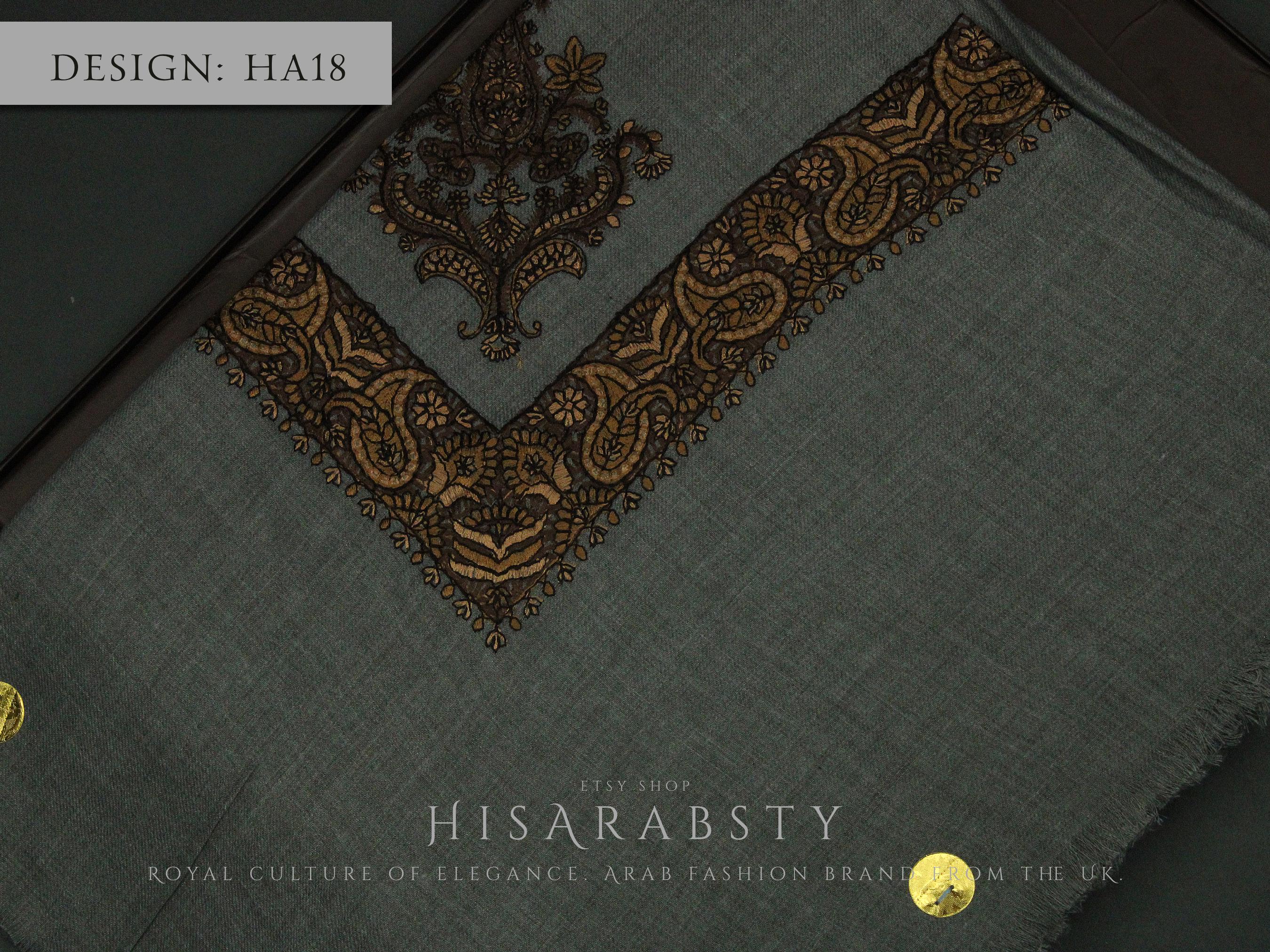 Rare Authentic Yemeni Shemagh Embroidered Scarf Amazing Premium ...