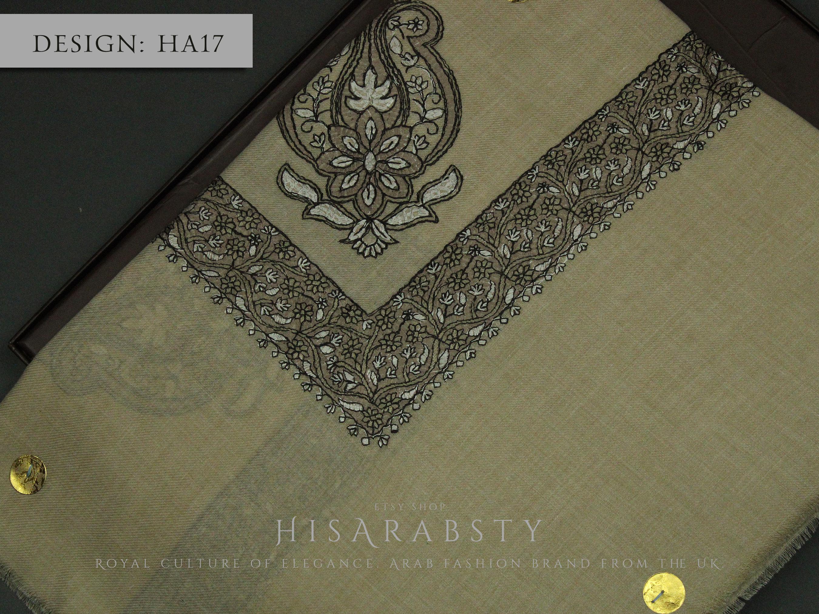 Rare Authentic Yemeni Shemagh Embroidered Scarf Amazing Premium ...