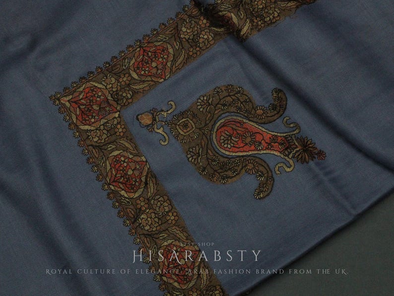 Rare Authentic Yemeni Shemagh Embroidered Scarf Amazing Premium ...