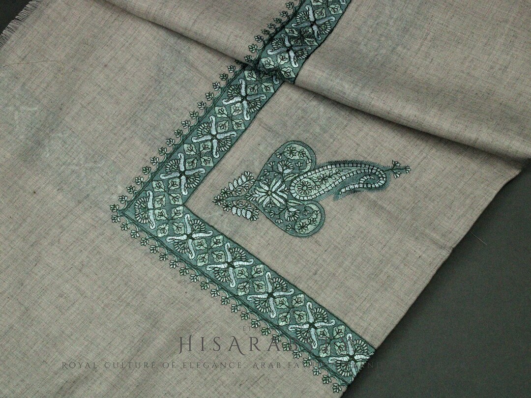 Rare Authentic Yemeni Shemagh Embroidered Scarf Amazing Premium ...