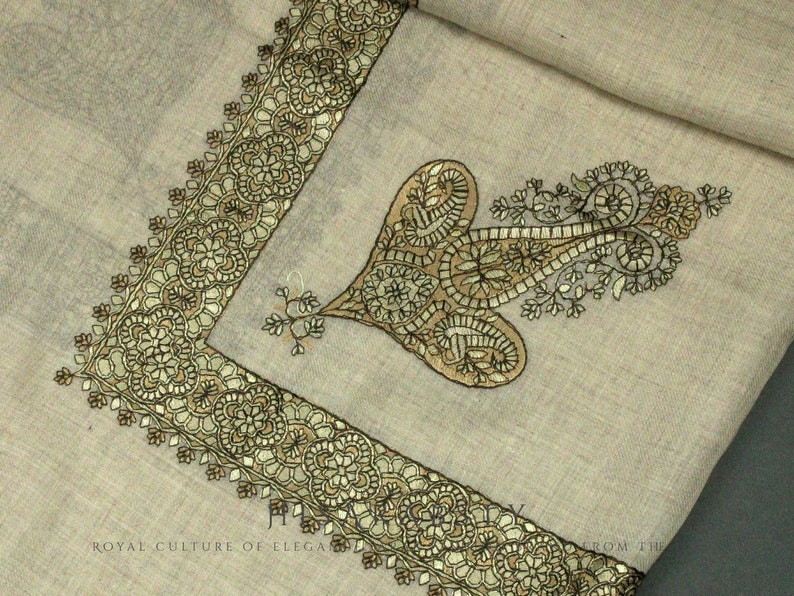 Rare Authentic Yemeni Shemagh Embroidered Scarf Amazing Premium ...