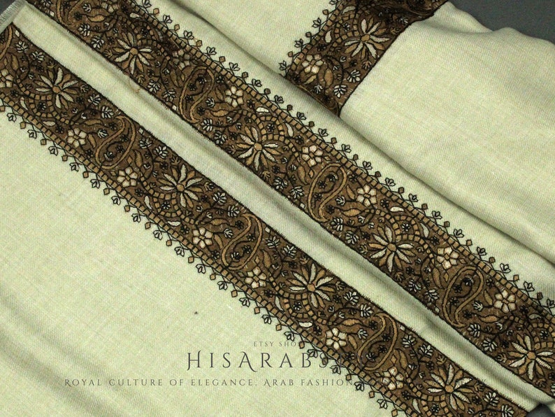 Rare Authentic Yemeni Shemagh Embroidered Scarf Amazing Premium ...