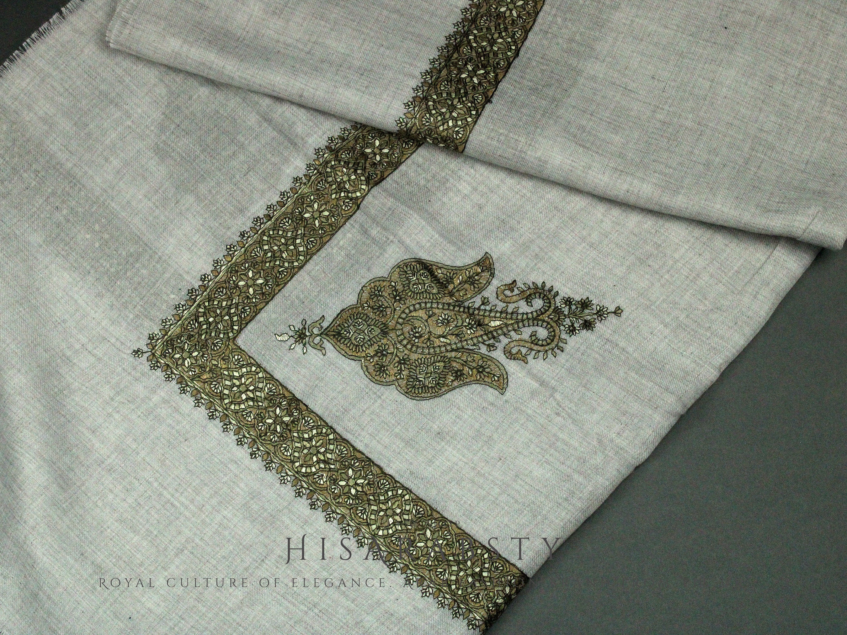 Rare Grey Authentic Yemeni Shemagh Embroidered Scarf Premium Keffiyeh ...