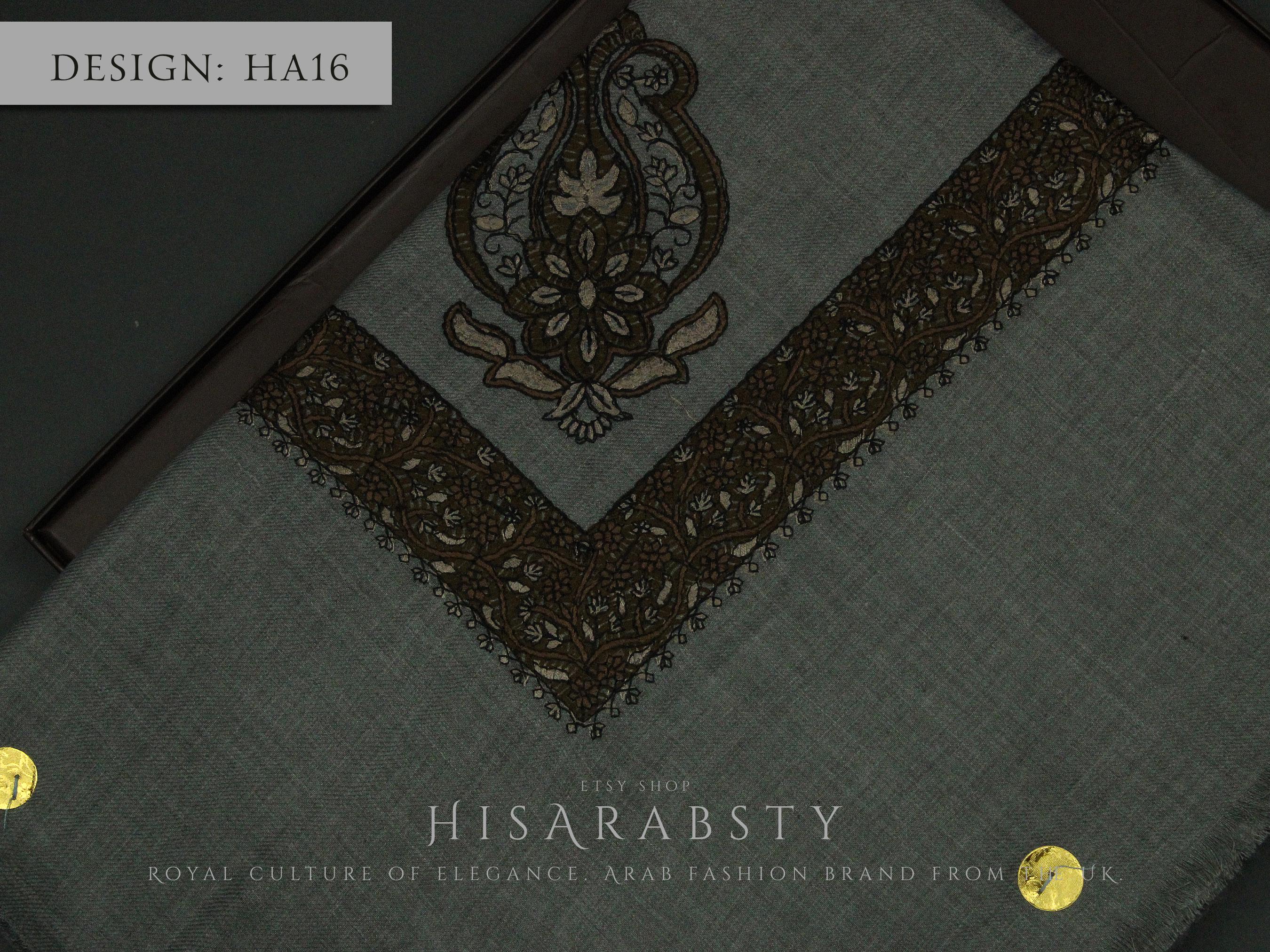 Rare Authentic Yemeni Shemagh Embroidered Scarf Amazing Premium ...
