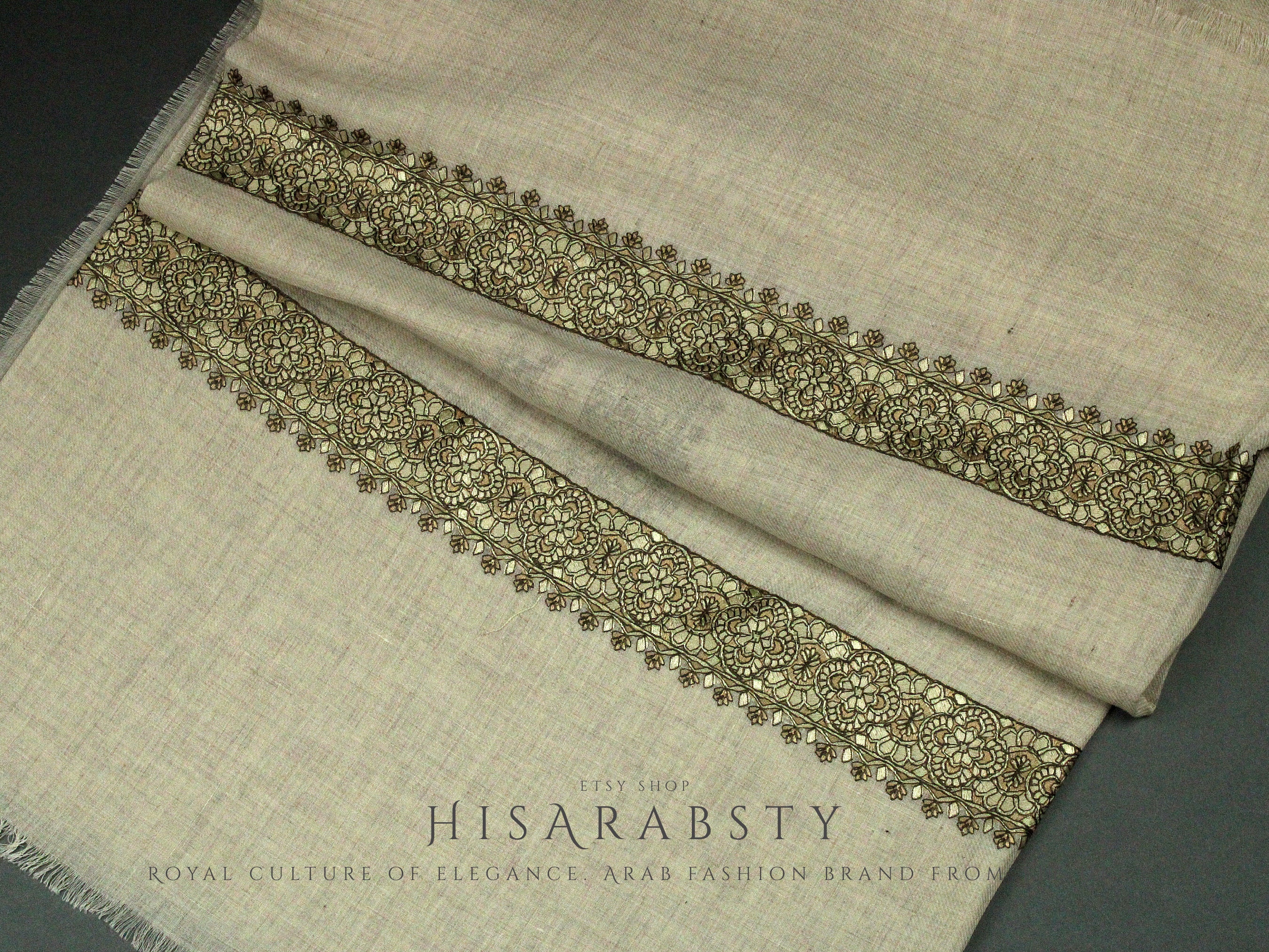 Rare Authentic Yemeni Shemagh Embroidered Scarf Amazing Premium ...