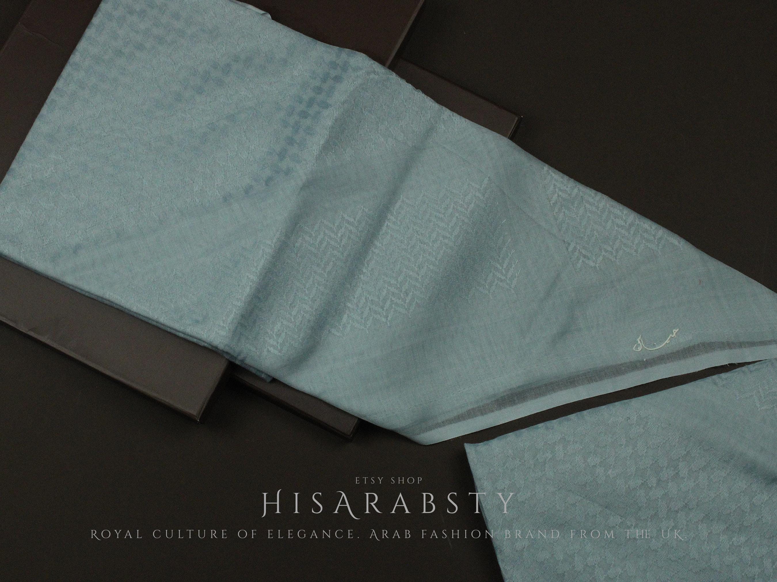 Rare Grey Shemagh Original Arabian Scarf Saudi Arabian Imamah Islamic ...