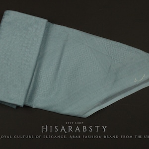 Rare Grey Shemagh Original Arabian Scarf Saudi Arabian Imamah Islamic ...