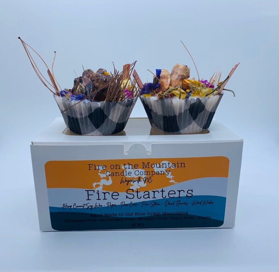 Handmade Fire Starters, Natural Fire Starter, Pinecone Fire Starter ...