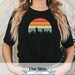Retro City Sunset Tee | Urban Skyline Shirt, Vintage Sunscape Top ...