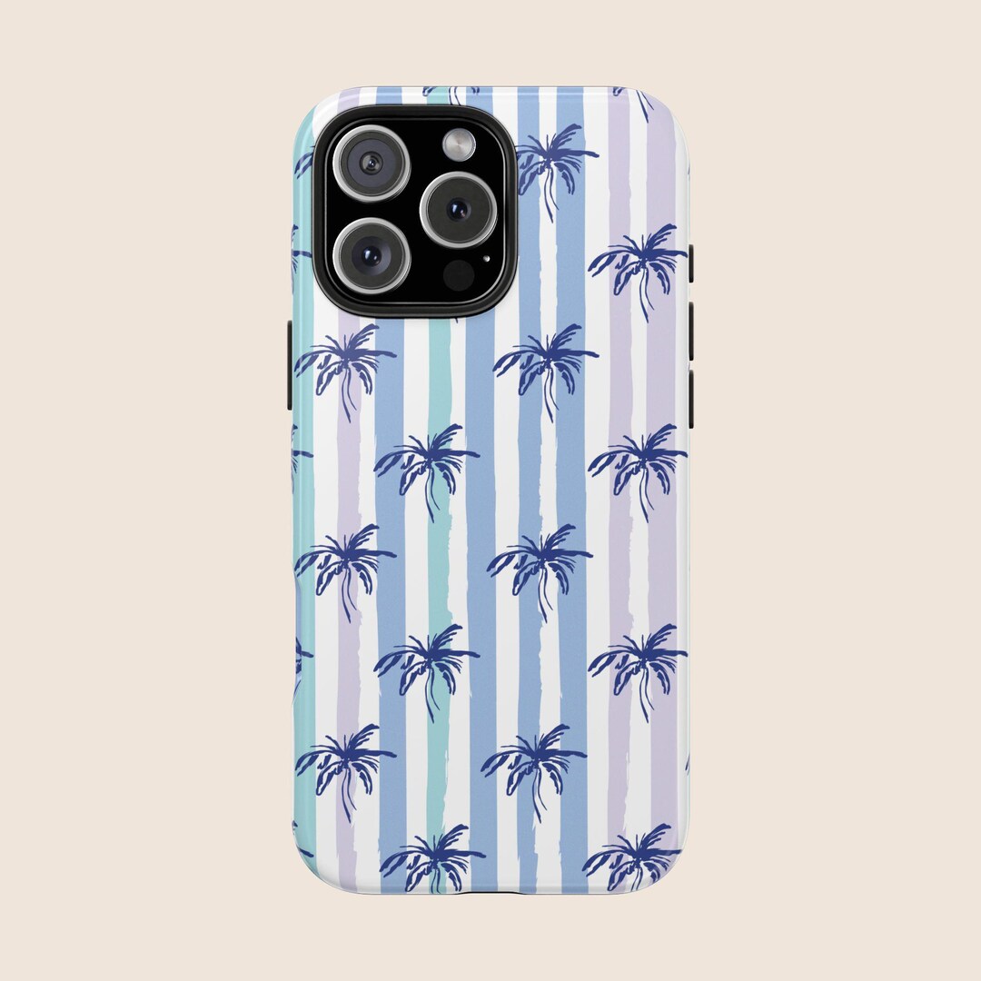 Palm Tree Phone Case Fisherman Aesthetic Ocean Inspired Style iPhone 16 ...