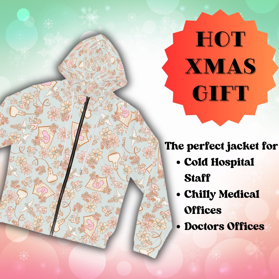 Labor and Delivery Floral Nurse Womens Full Zip Hoodie Jacket - Etsy