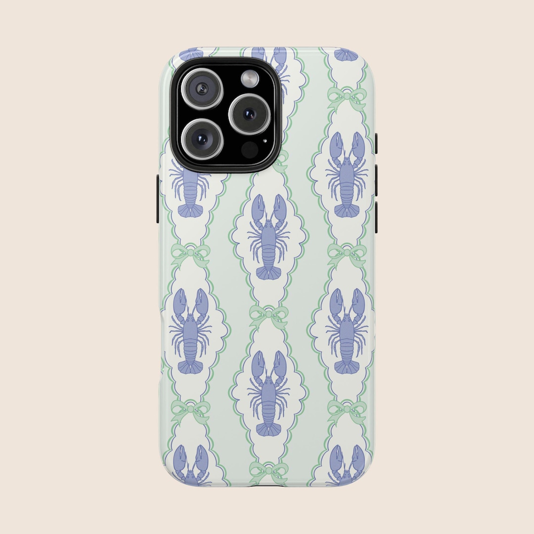 Lobster Phone Case Fisherman Aesthetic Coquette iPhone 16 Case ...