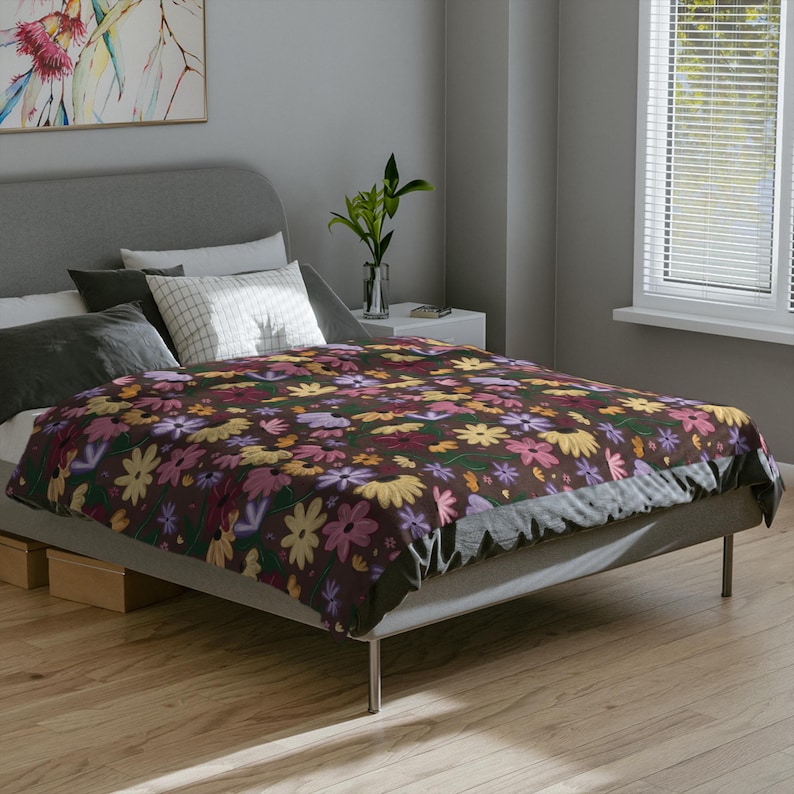 Surprise Song Piano Blanket Couch Throw Acoustic Set Floral Dopamine ...