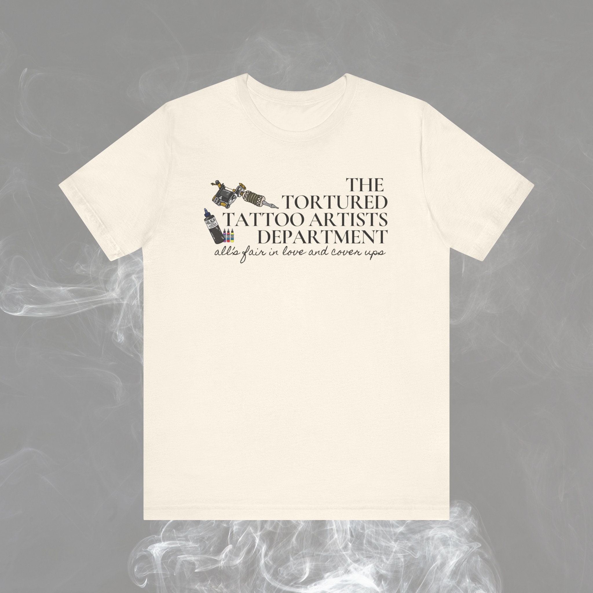 TPD Tattoo Artist Shirt Tortured Tattooers Department Tshirt Custom ...
