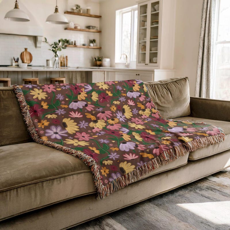 Dopamine Woven Blanket - Etsy